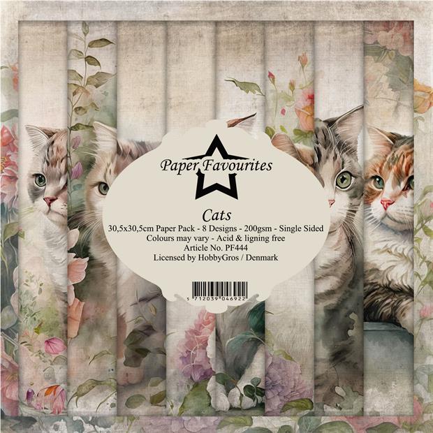 Paper Favourites - Cats - Paper Pack 12 x 12"