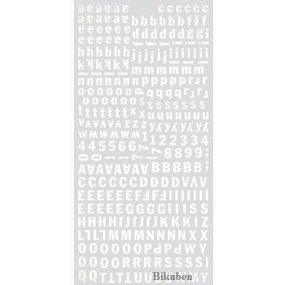 Basic Grey: Basics White Collection - Micro Mono Stickers