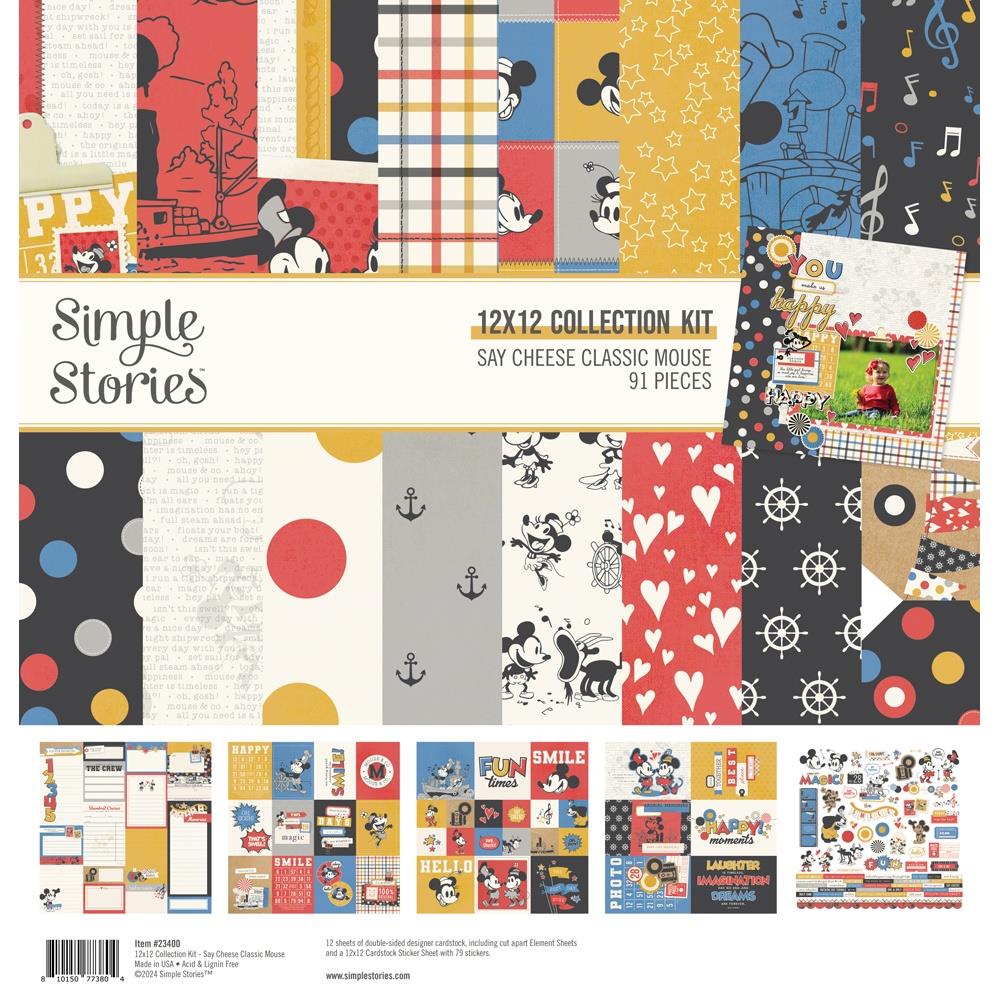 Simple Stories - Say Cheese Classic Mouse - Collection Kit - 12 x 12"