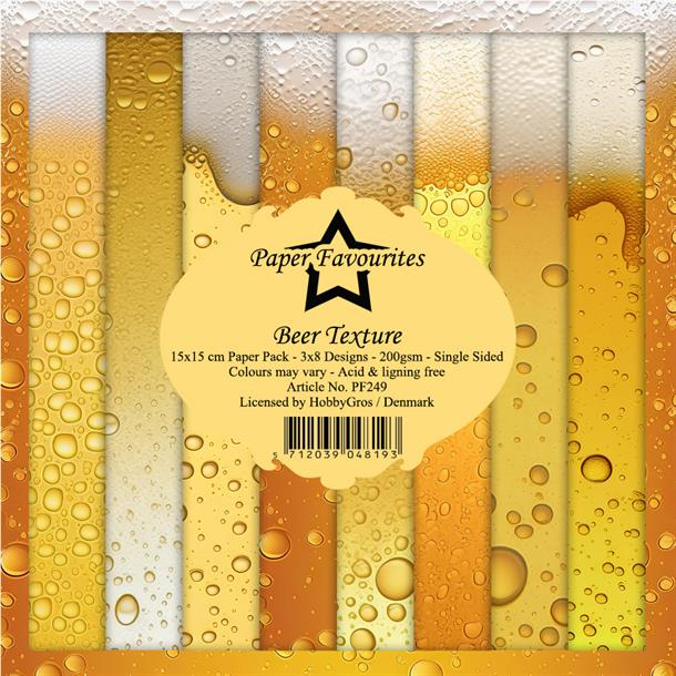 Paper Favourites - Beer Texture - Paper Pack 6 x 6"