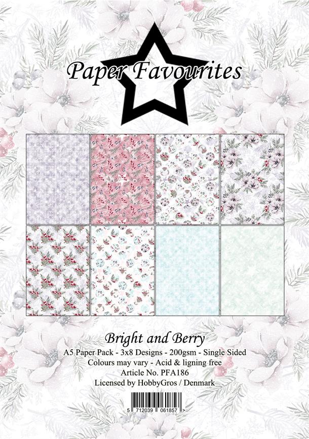 Paper Favourites - Bright and Berry - Paper Pack A5