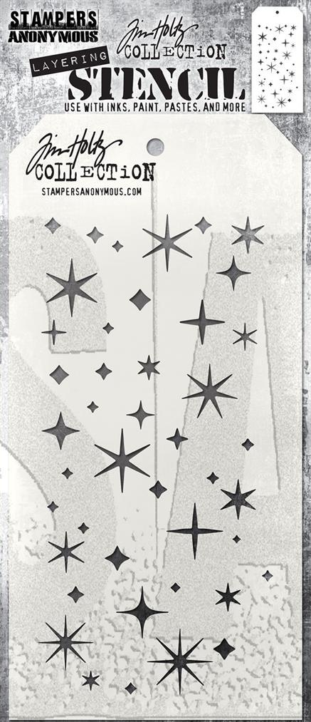 Tim Holtz - Stencil - Twinkle