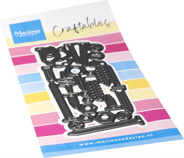 Marianne Design - Dies - Craftables - XL Nuts and Bolts