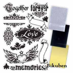 7 Gypsies: Texture Rub-On - Ink Memories