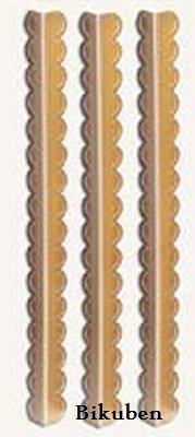 7 Gypsies: Metal Page Edge - Scallop - Antique Brass