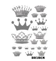 Heidi Swapp: Metallic rub-ons crowns gold