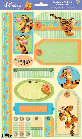 Disney - Tigger - Cardstock Stickers
