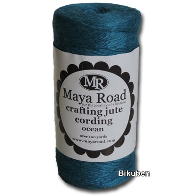 Maya Road - Crafting Jute Cording - Ocean Blue