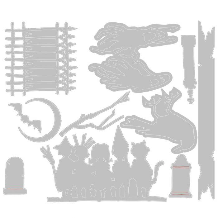 Sizzix - Tim Holtz Alterations - Thinlits - Vault Series - Halloween 2