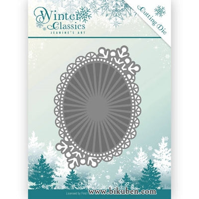 Jeanine Art Dies - Winter Classic - Snowflake Oval Frame Dies