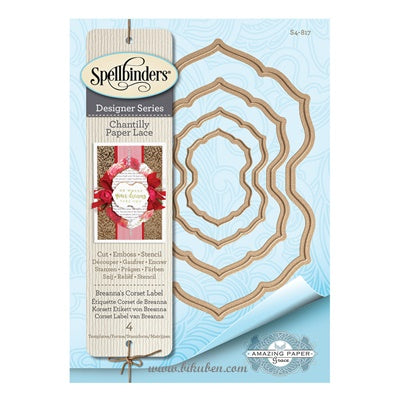 Spellbinders - Nestabilities- Breannas Corset Label Dies