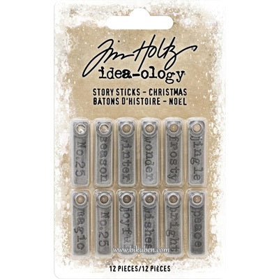 Tim Holtz - Idea-Ology - Story Sticks - Christmas