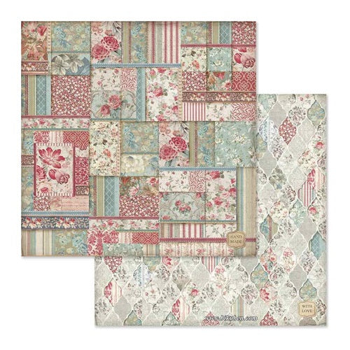Stamperia - Patchwork Wallpaper 12 x 12"