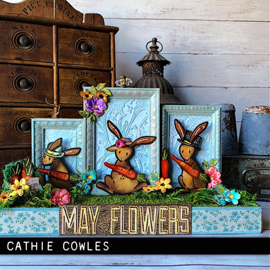 Sizzix - Tim Holtz Alterations - Thinlits - Bunny Stitch