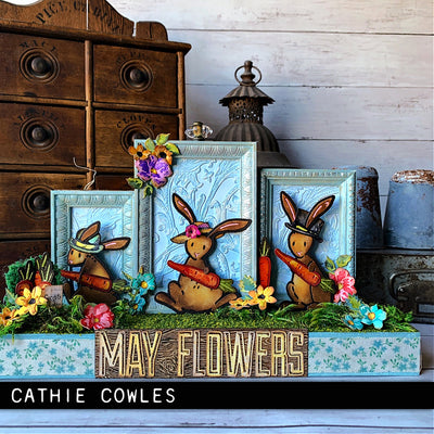 Sizzix - Tim Holtz Alterations - Thinlits - Bunny Stitch