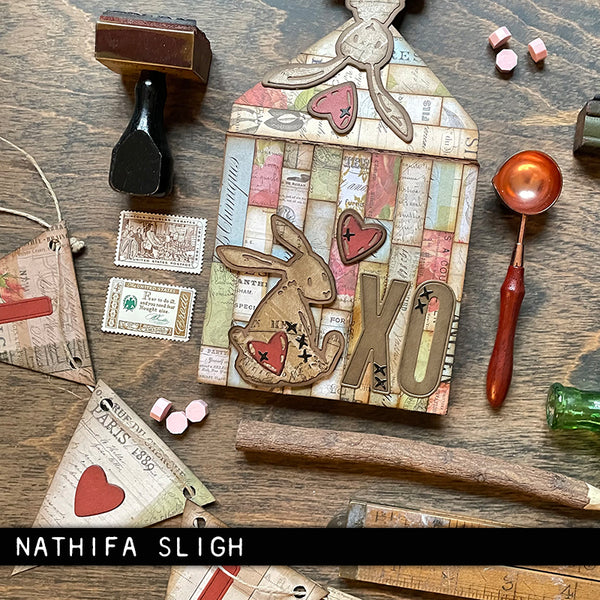 Sizzix - Tim Holtz Alterations - Thinlits - Bunny Stitch