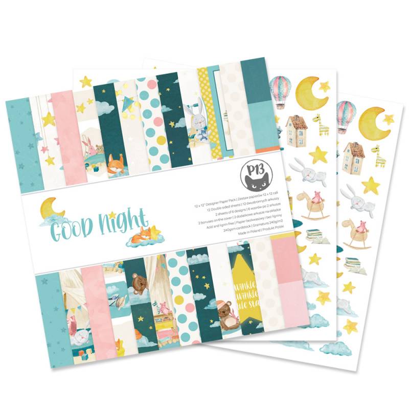 P13 - Good night - Paper Pad - 12 x 12"