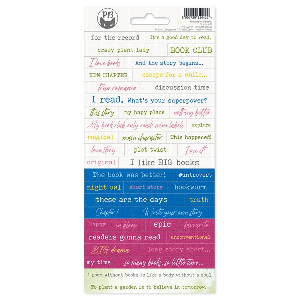 P13 - Garden of books - Stickers - 01